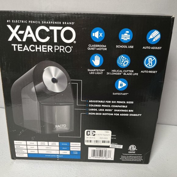 X-acto | Office | Xacto Teacherpro Classroom Electric Pencil Sharpener ...